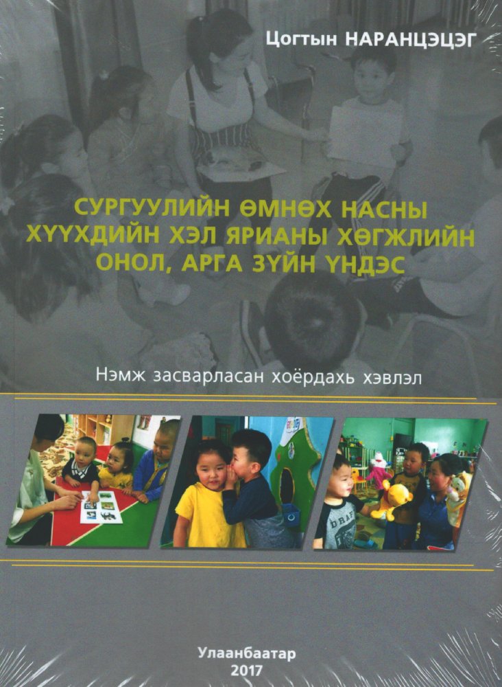 Сургуулийн өмнөх насны хүүхдийн хэл ярианы хөгжлийн онол арга зүйн